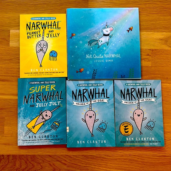 Other | Narwhal And Jelly Book Plus A Bonus Hardcover Book | Poshmark